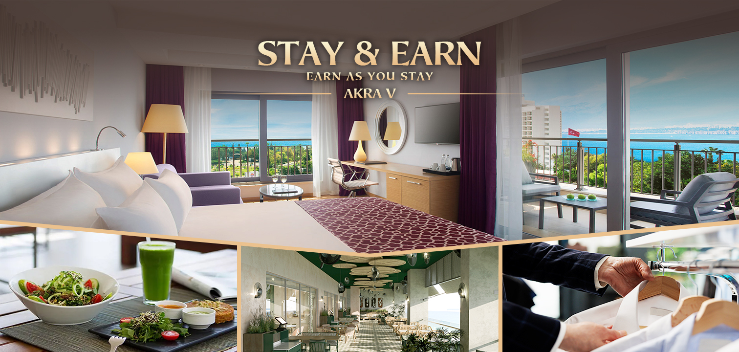 Stay & Earn Offer | Accommodation Campaign with On-Site Spending Credit | Akra V